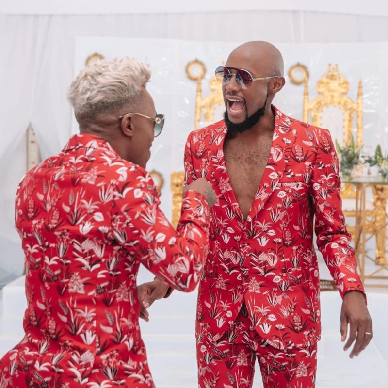 Photos: South African gay actor Somizi Mhlongo marries his boyfriend ...