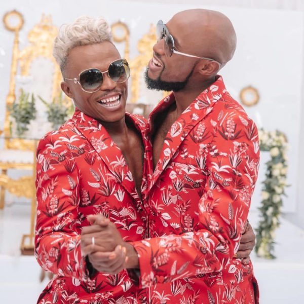 Photos: South African gay actor Somizi Mhlongo marries his boyfriend