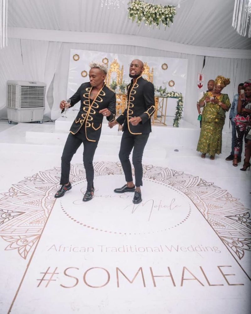Photos: South African gay actor Somizi Mhlongo marries his boyfriend ...